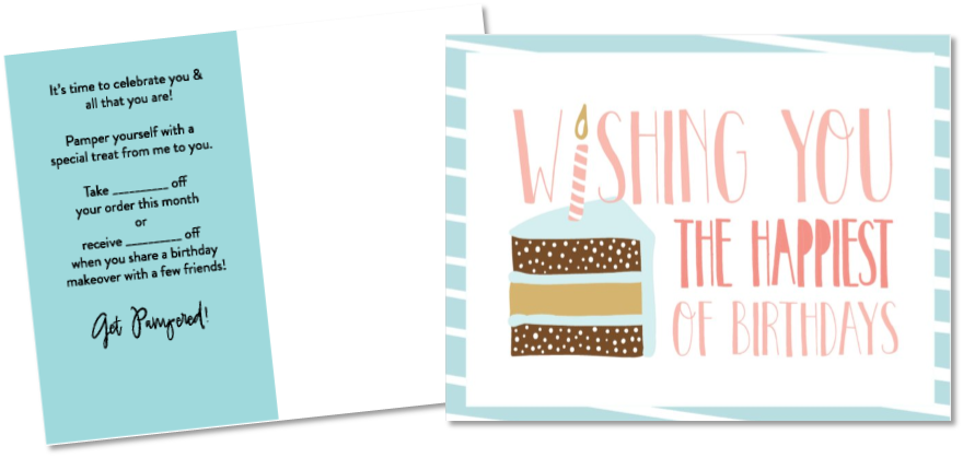 Customer Birthday Postcard - Wishing You the Happiest of Birthdays wit ...